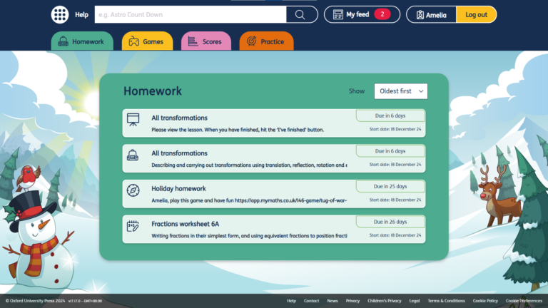 My Portal - MyMaths help and support