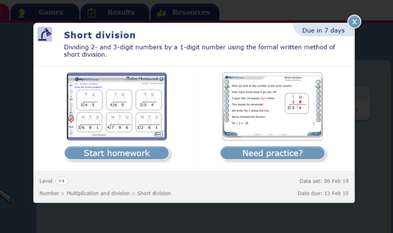 How do I do my homework? - MyMaths help and support