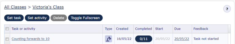 Setting a homework task - MyMaths help and support
