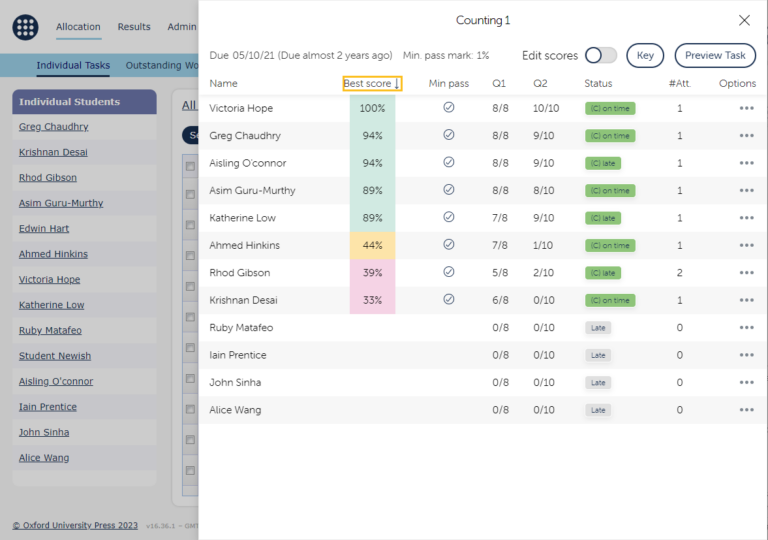 View results summary - MyMaths help and support