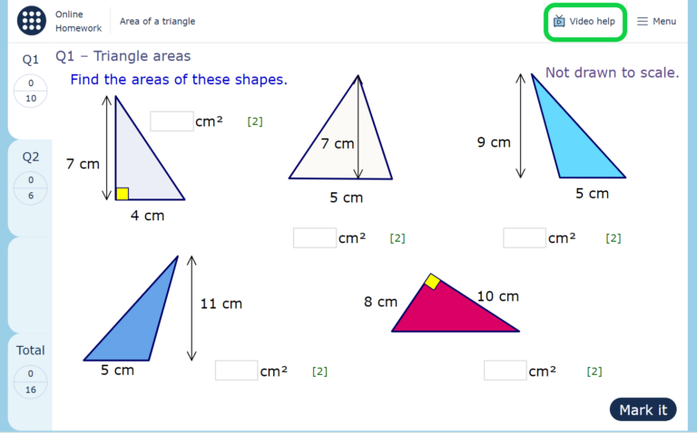 How do I get help with my homework? - MyMaths help and support